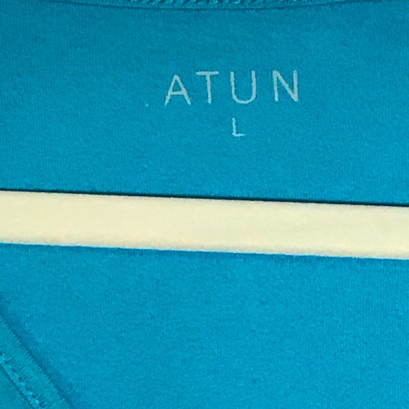 A.T.U.N. | Tops | Teal Sz Large Hilow Tunic By Atun | Poshmark